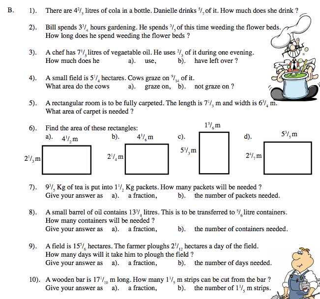 9M2MAT23: Fraction-worded problem | MHOL